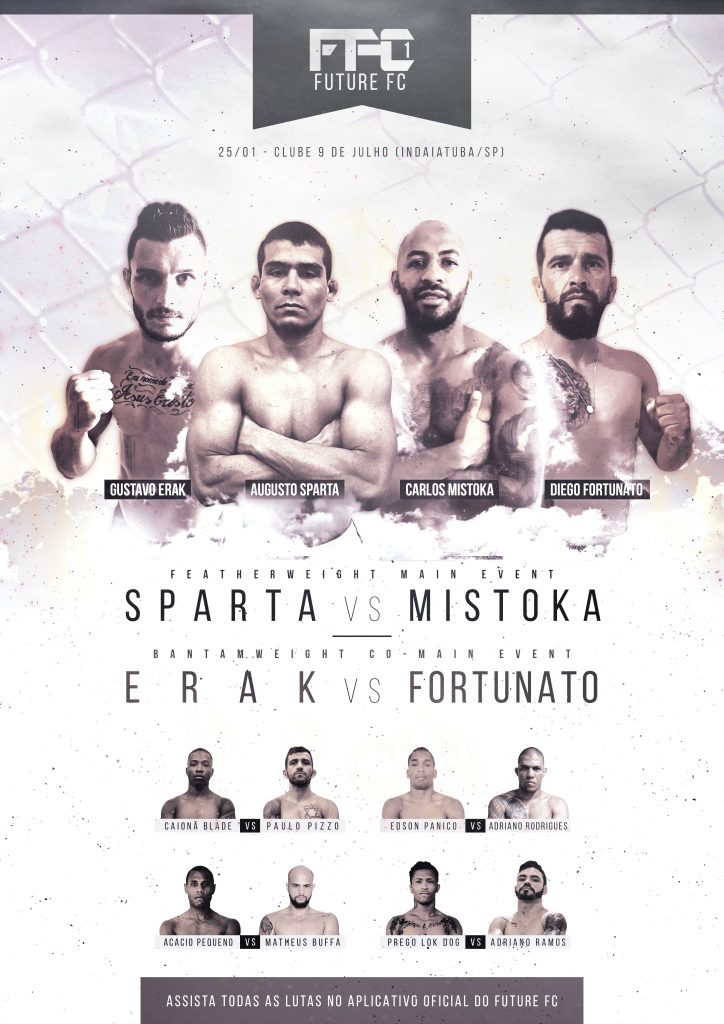 Future FC oficializa card da 1ª edição e anuncia controle antidoping - PVT